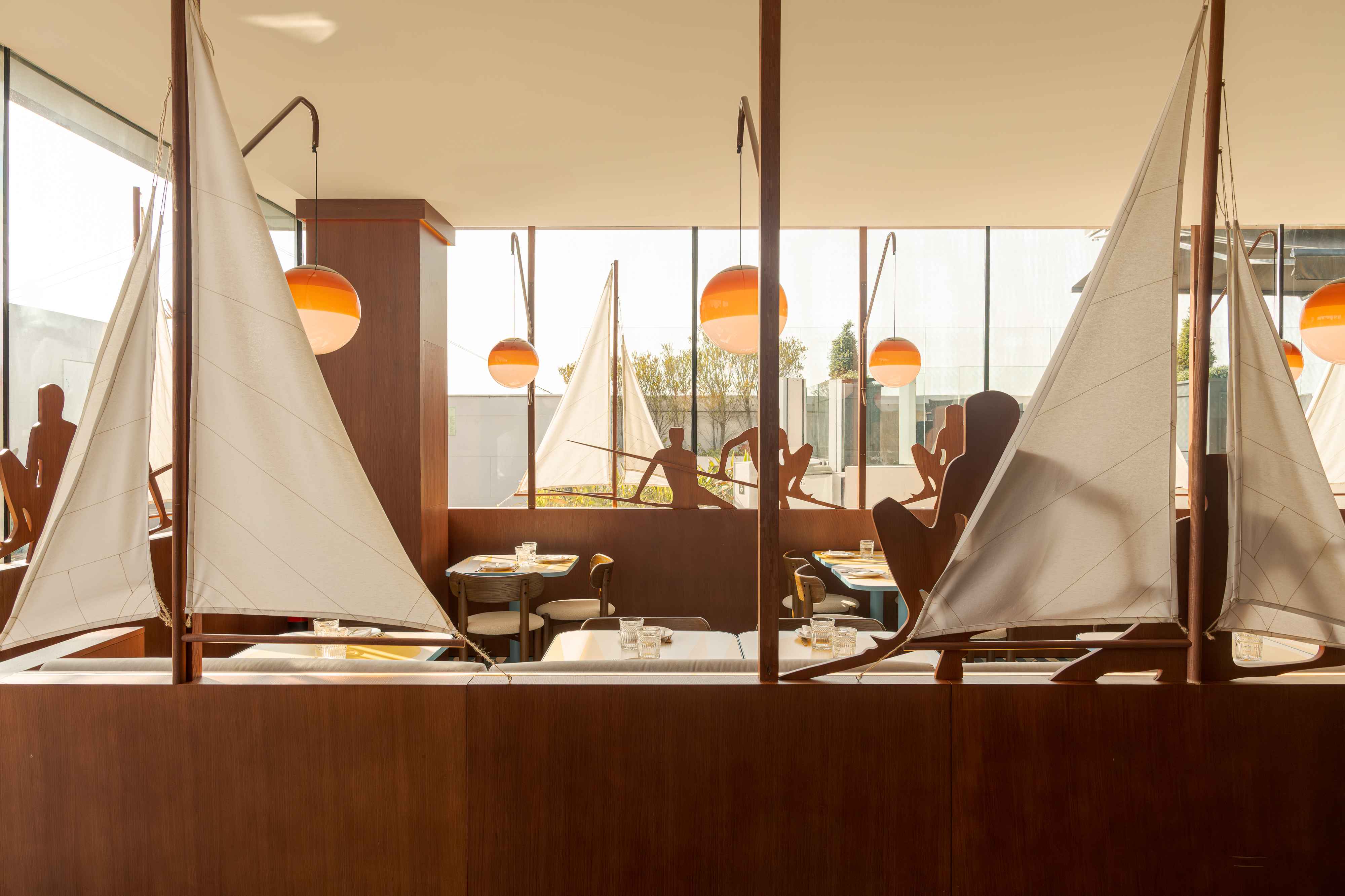 el mar restaurant opens in lisbon with ocean-inspired interiors | the ...