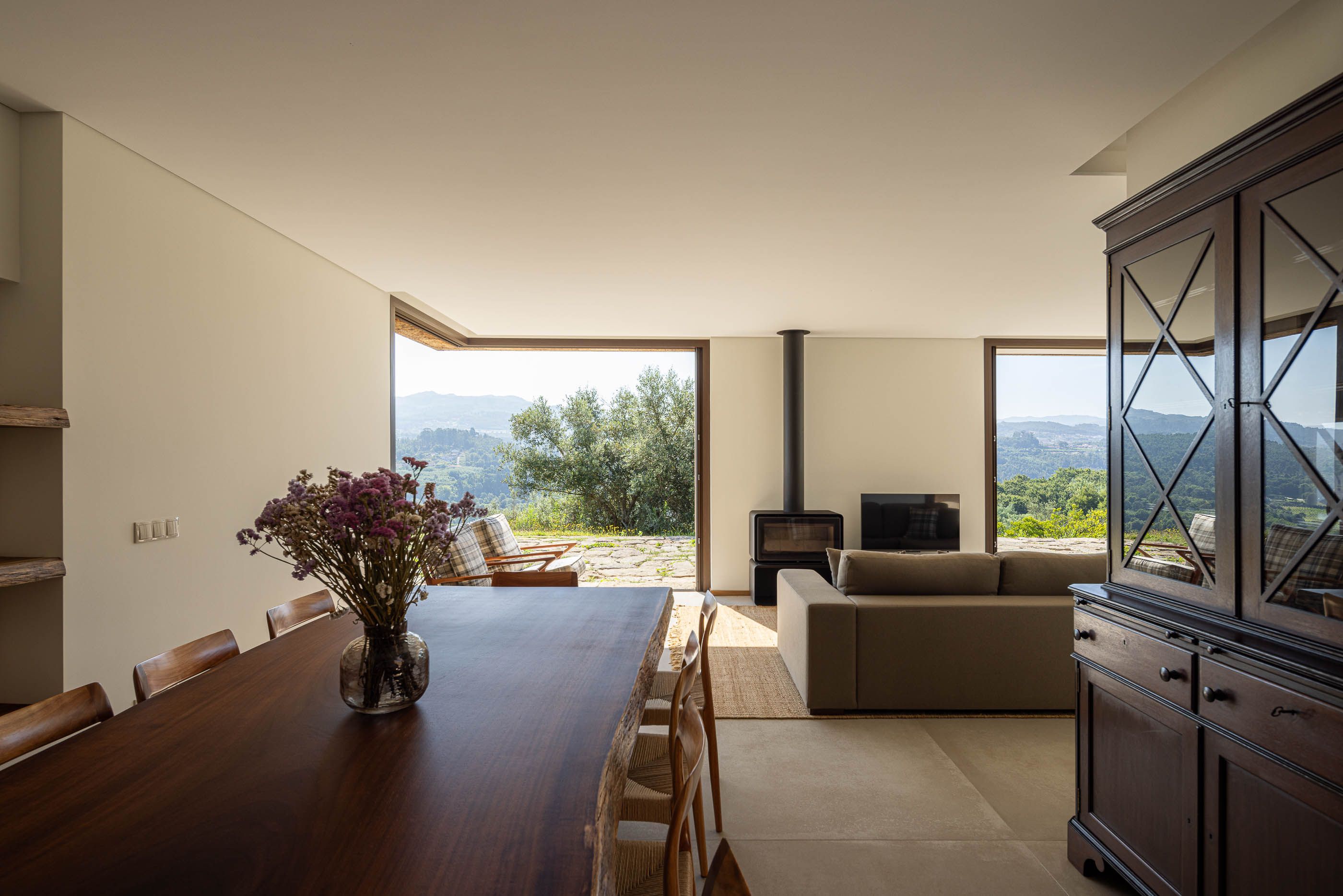casa da levada connects with the hillside to celebrate serene rural living | the design story