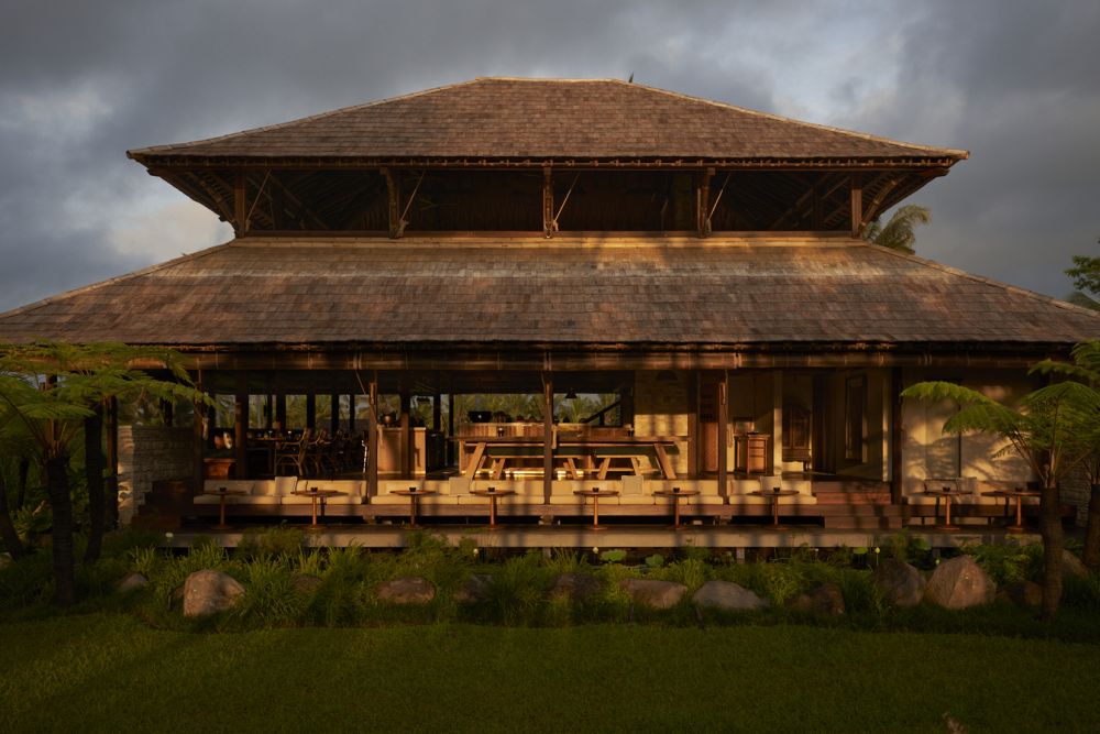 nature and tradition reunited at begawan biji restaurant in gianyar ...