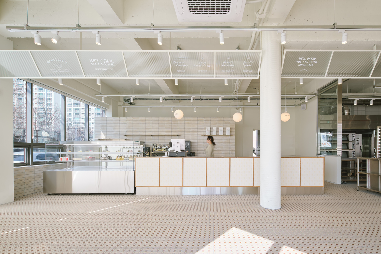 news: korean simin bakery highlights soft and minimalist design with ample natural light | the ...