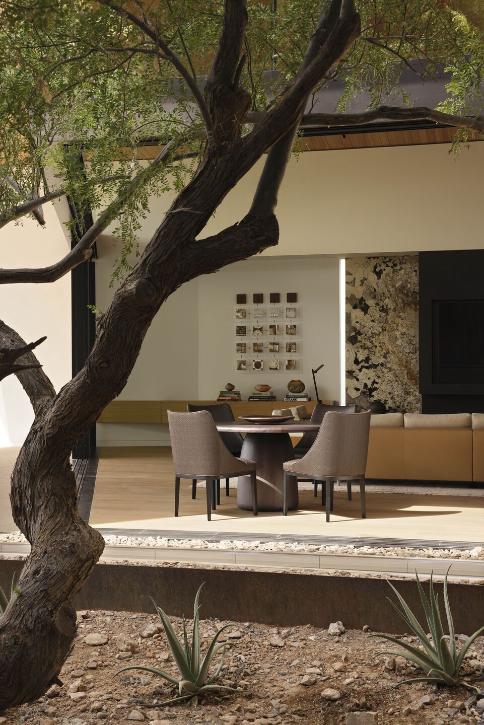kendle design collaborative completes arizona home with desert views ...