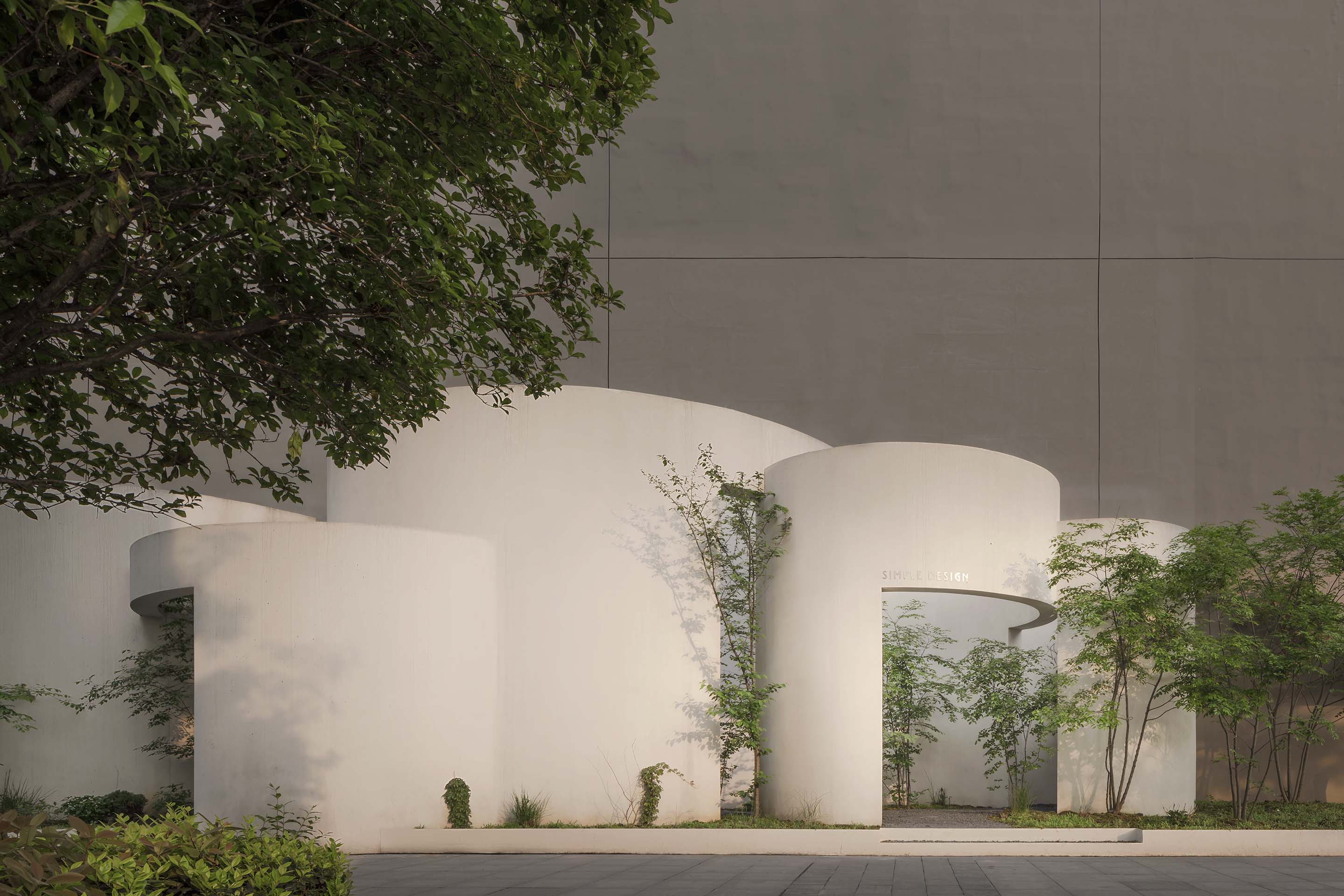 white and curvaceous, simple design archive emerges as a living ...