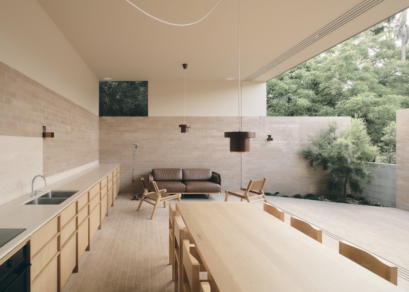 high street house embraces minimalism and subtlety with monotone hues ...