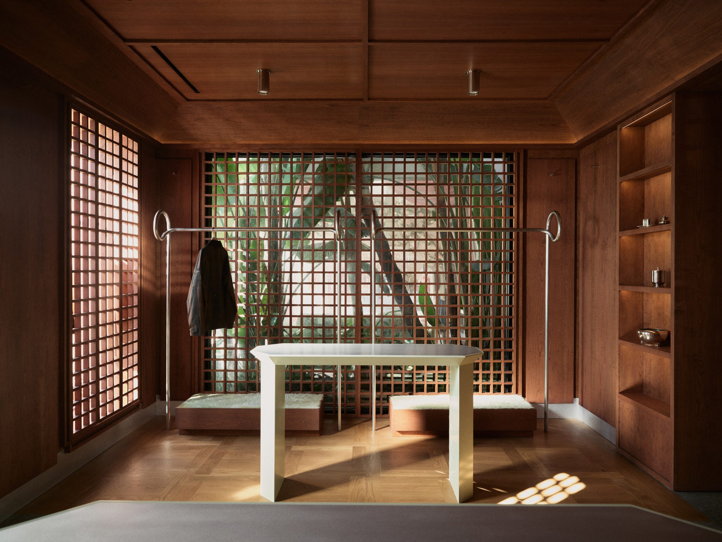 news: 22re wraps malbon golf melrose la boutique in cocooning timber ...
