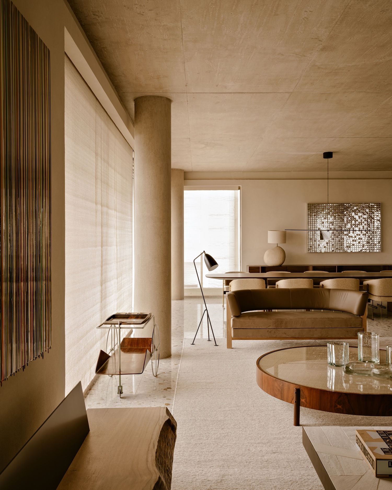 muted and earthy interiors for sete apartment in são paulo: project by studio arthur casas | the ...