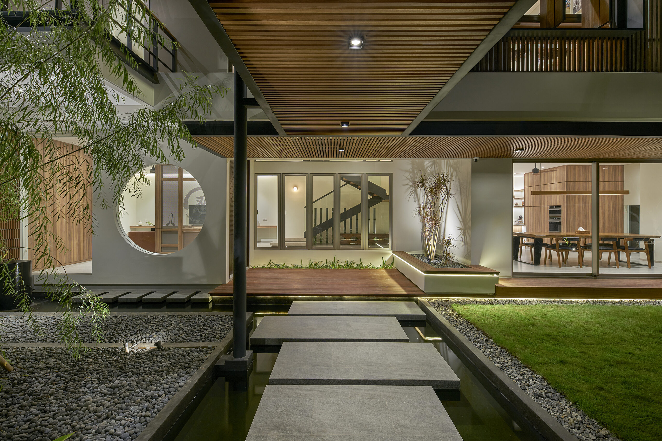 rm house cianjur highlights indoor-outdoor connection and tropical ...
