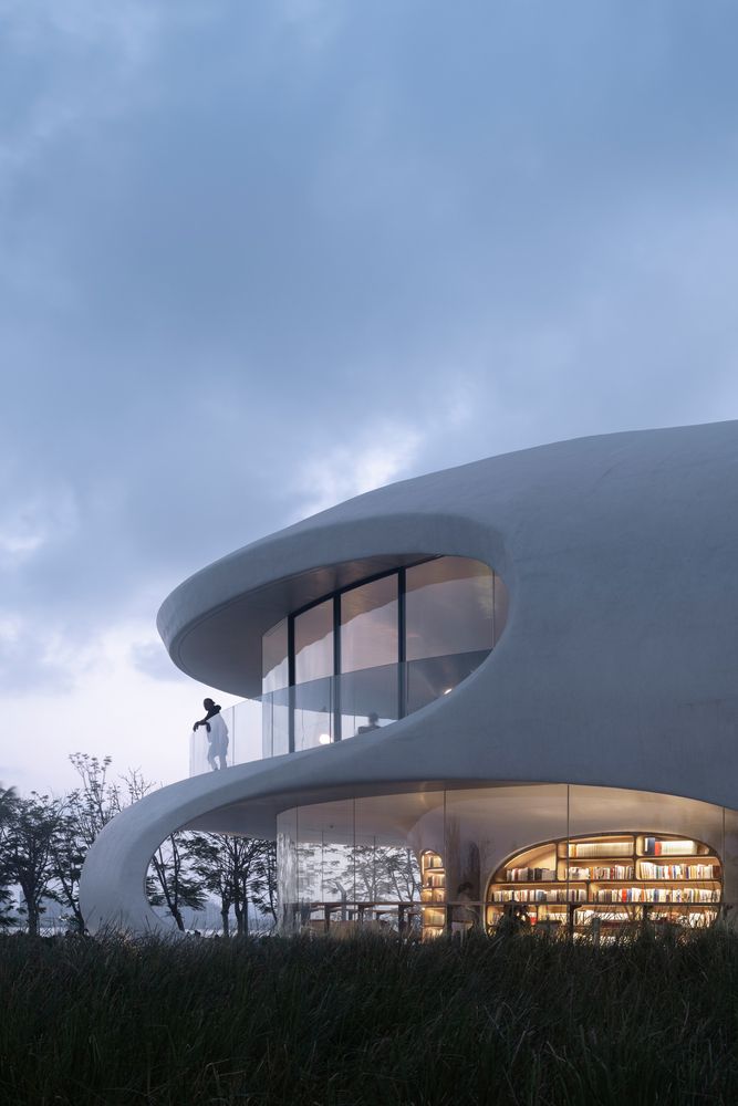 the: peek into cloudscape, an ethereal building in haikou with ...