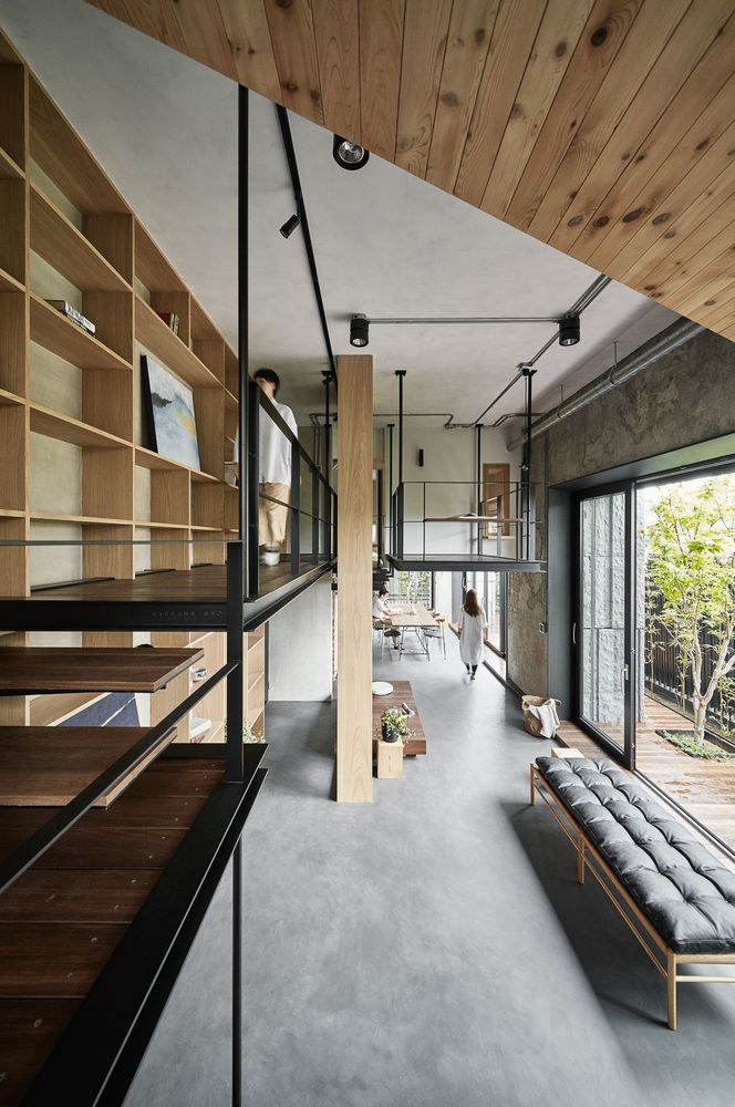treehouse-inspired home in taiwan with optimal shared space: project by ...