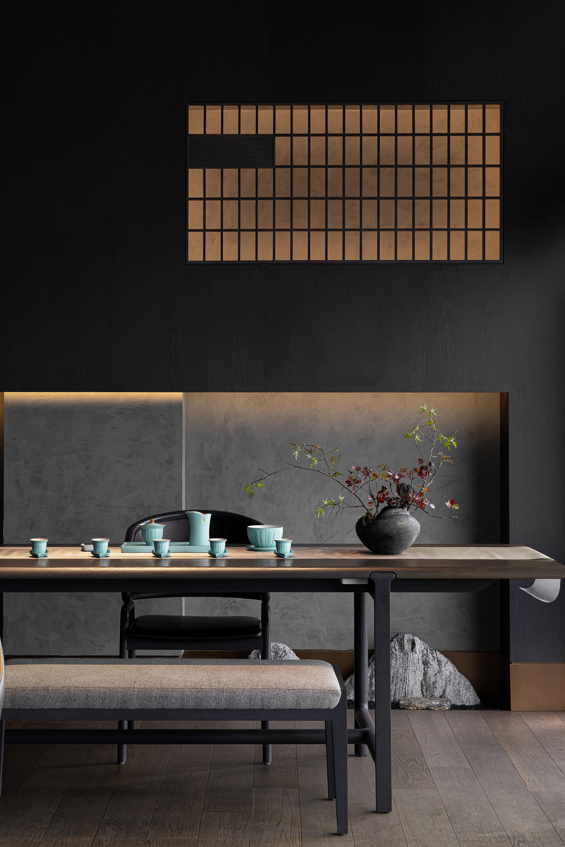 xi rui restaurant - the art of lines by ldh design | the design story