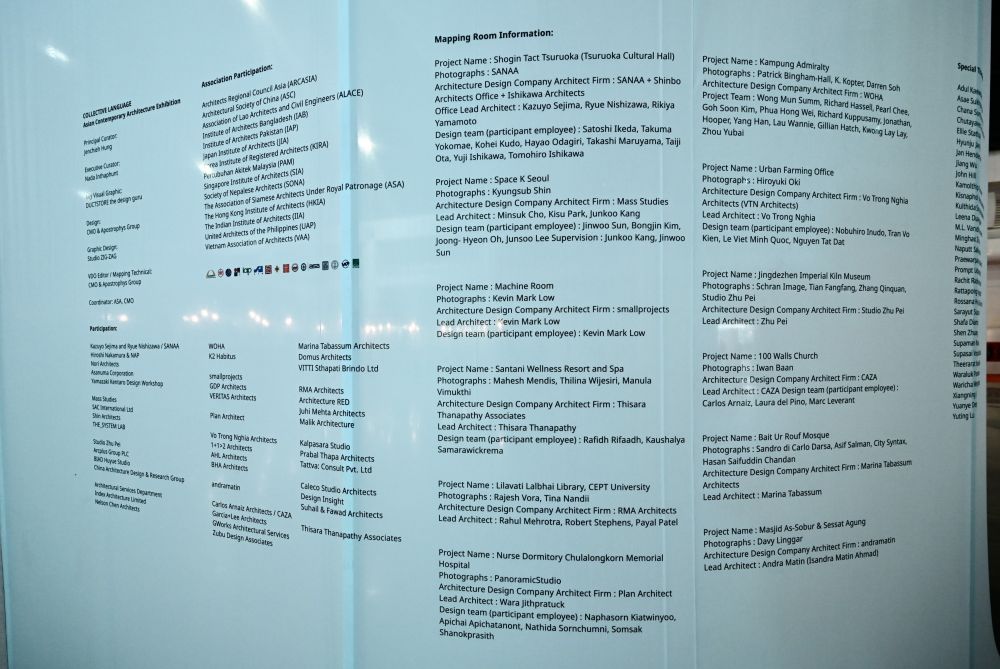 inside "collective language" asian contemporary architecture exhibition ...