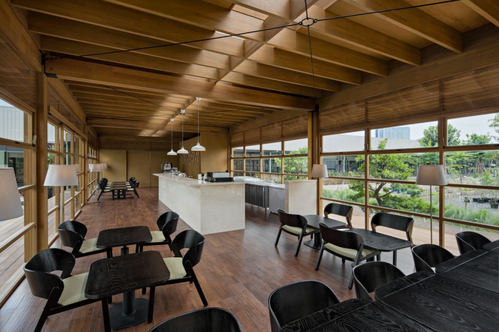 the first all-wood farm-to-table cafe built in under two weeks ...