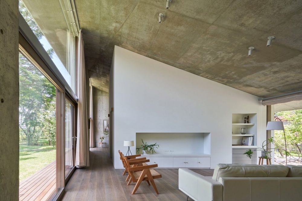 symbiotic is a japanese retirement house in modern industrial design ...