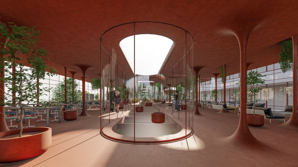 news: projecting a pandemic-resistant university's office building ...