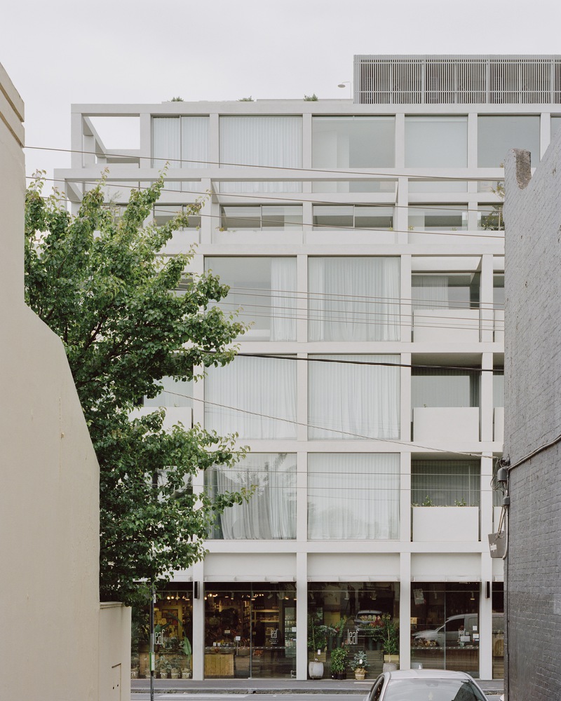 soft hues and rhythmic pattern accentuate sense of place at 835 high st ...