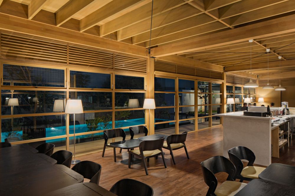 the first all-wood farm-to-table cafe built in under two weeks ...