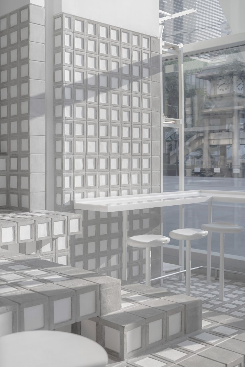 peek into % arabica in bangkok with stepped brickwork seating: project ...