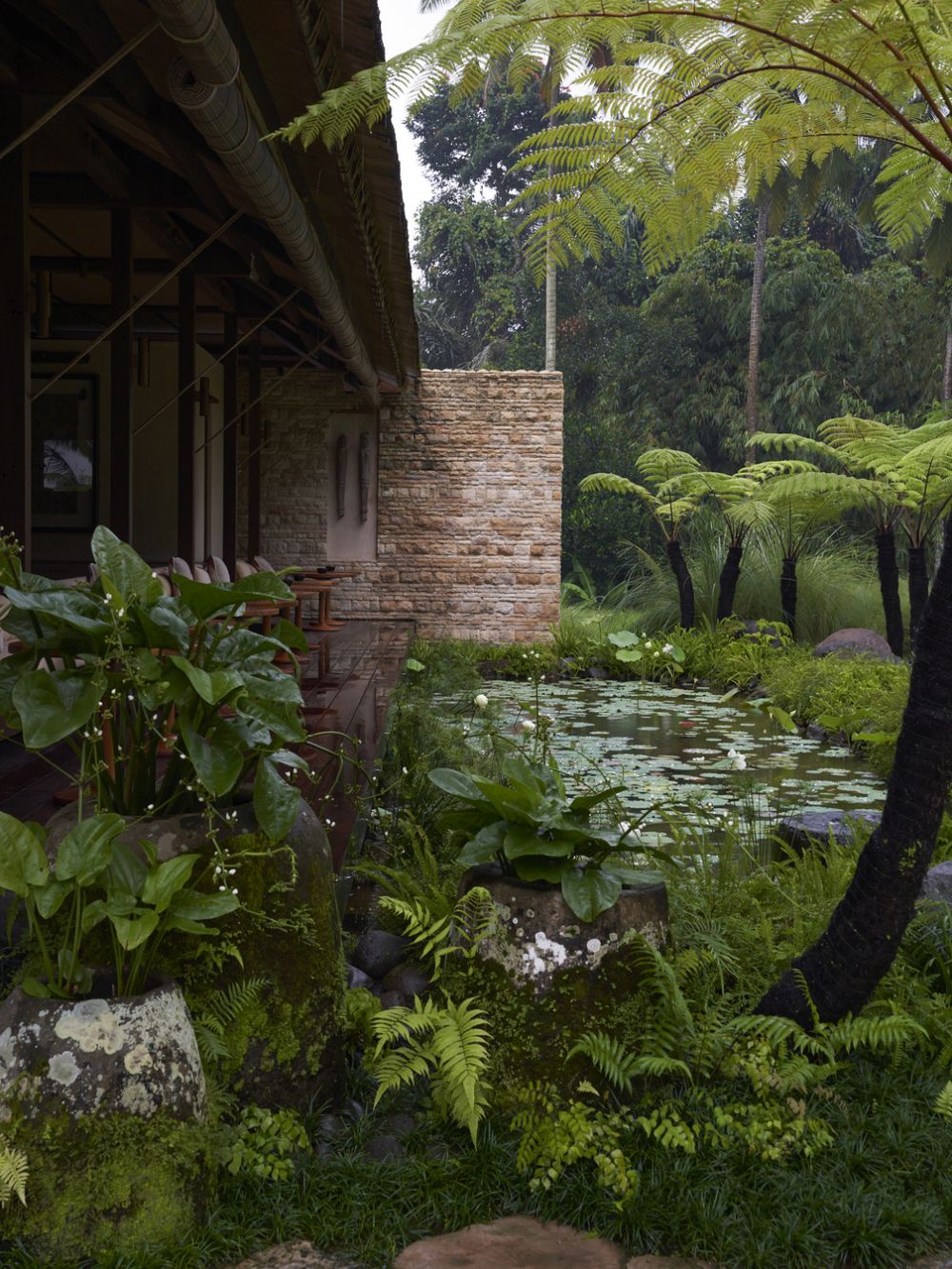 nature and tradition reunited at begawan biji restaurant in gianyar ...