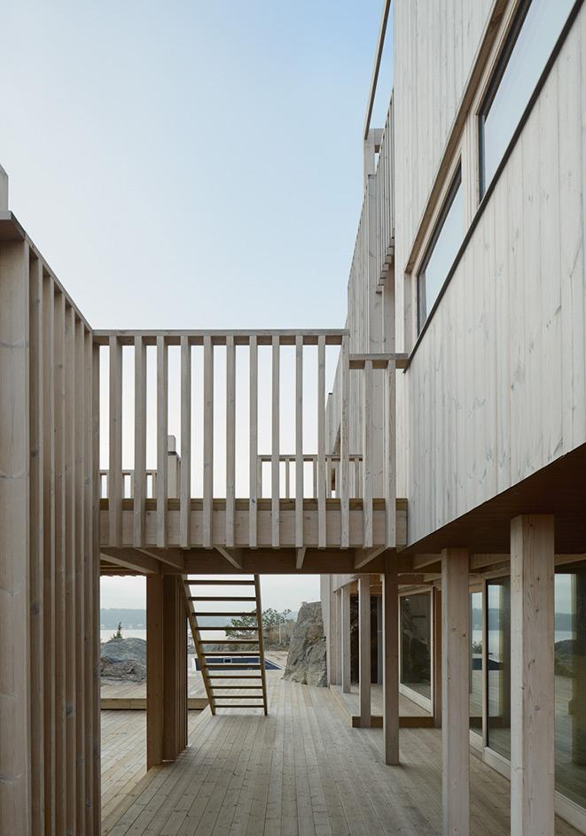 inside a scandinavian wooden nest, villa moelven project by widjedal ...