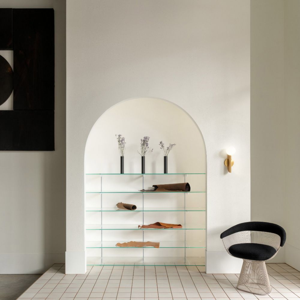 news: earthy hues and flower counter in cadine headquarters in ...