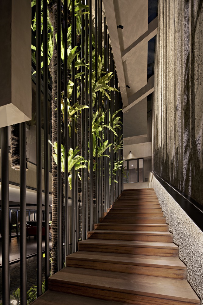 a tropical tranquil retreat with raw and masculine urban undertones: project by wahana ...