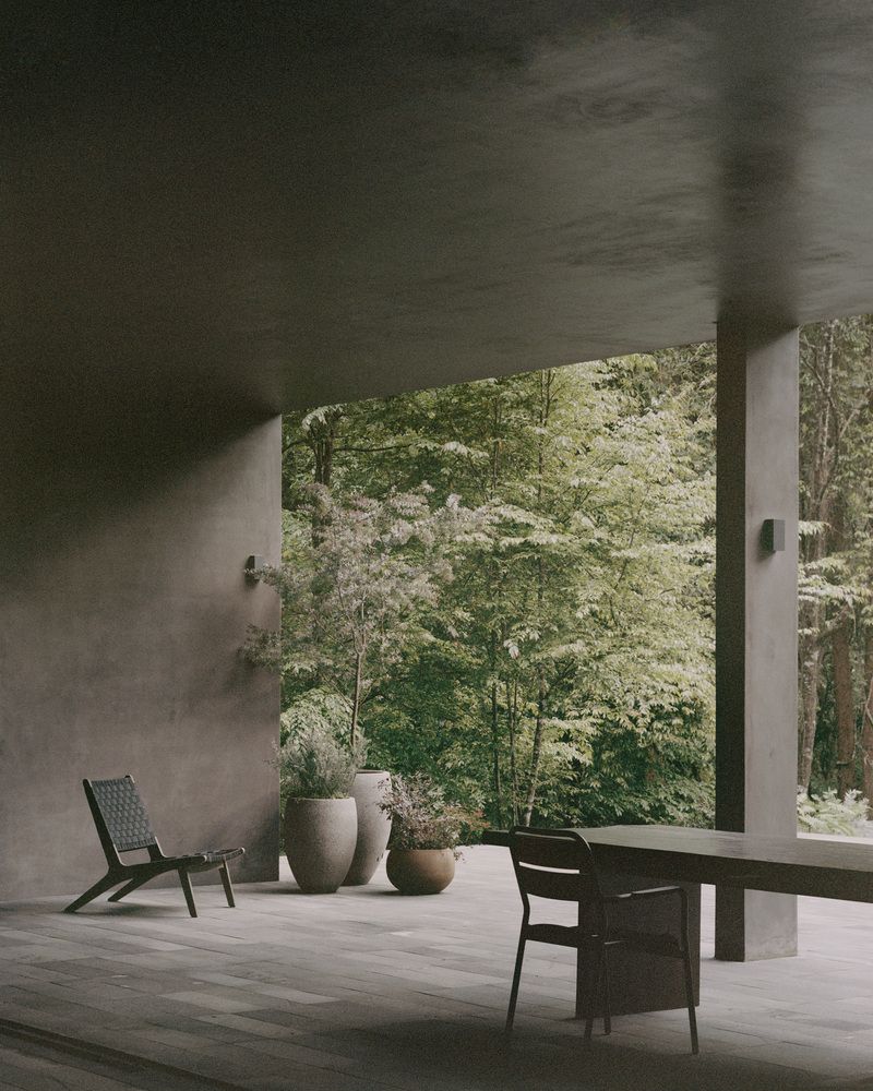 copas house harmonizes subtleness with tranquil forest in everyday ...