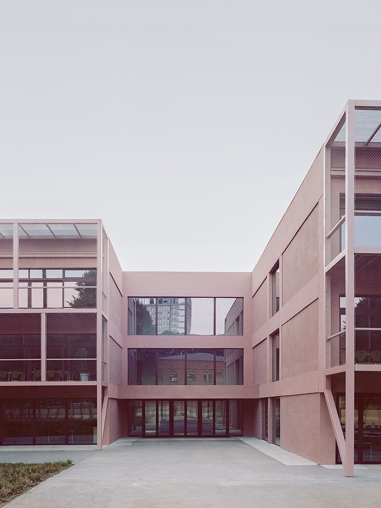 a futuristic italian school wrapped in serene design language: project ...