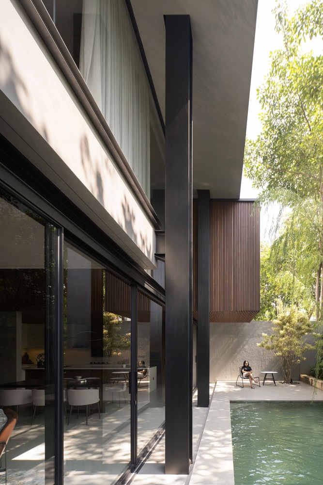 id house promotes boundless connection amid warm contemporary design ...