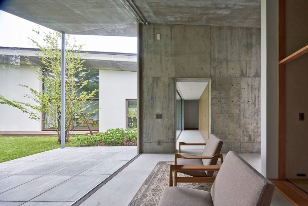 symbiotic is a japanese retirement house in modern industrial design ...