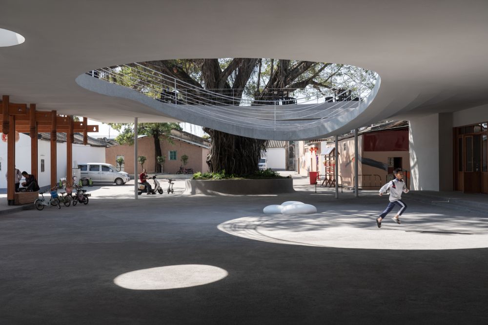 dawu village school fuses innovation,tradition, and nature-inspired ...