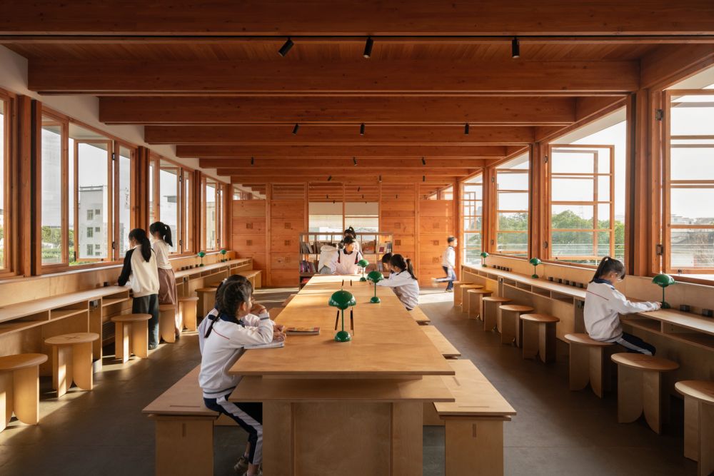 dawu village school fuses innovation,tradition, and nature-inspired ...