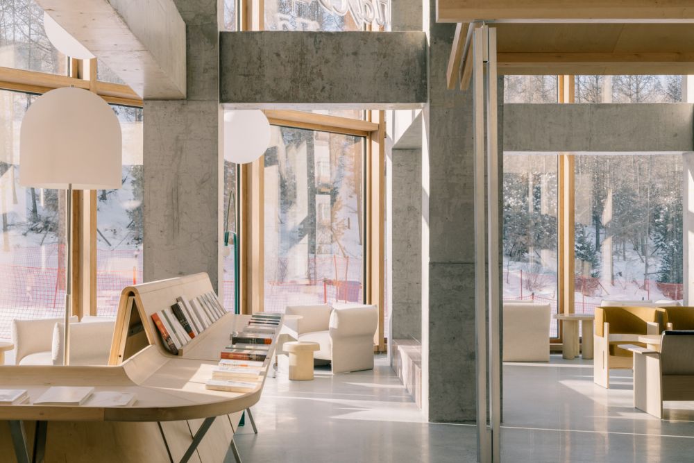 naïve bookstore utilizes warm and honest materials to frame literary ...