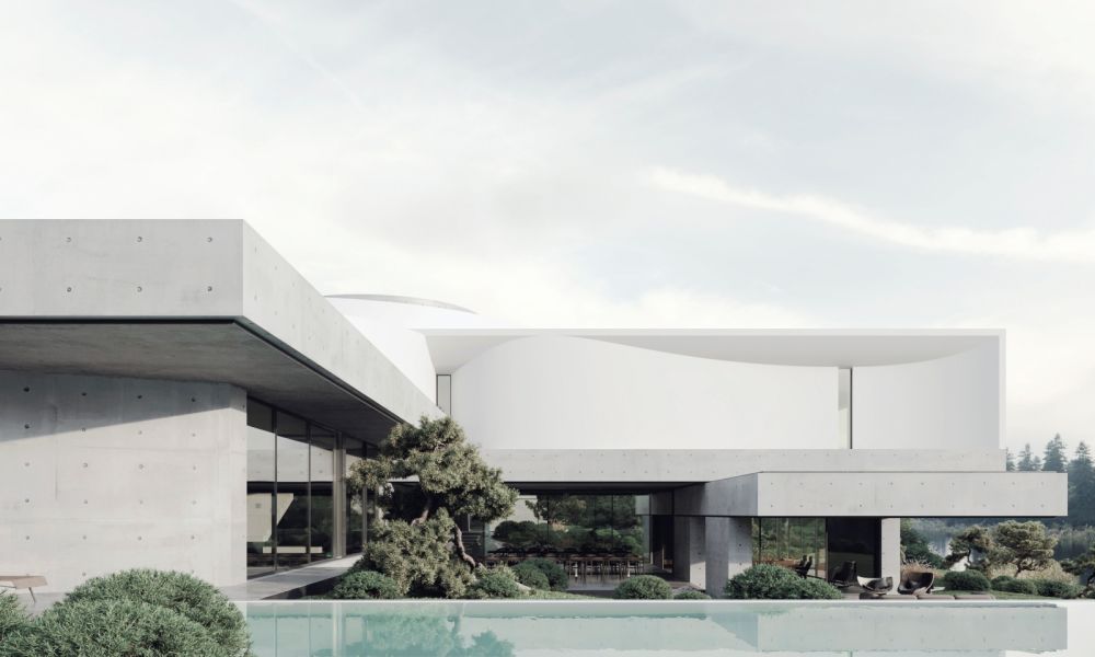 sergey makhno architects projecting ethereal viter house inspired by ...