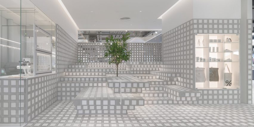 peek into % arabica in bangkok with stepped brickwork seating: project ...