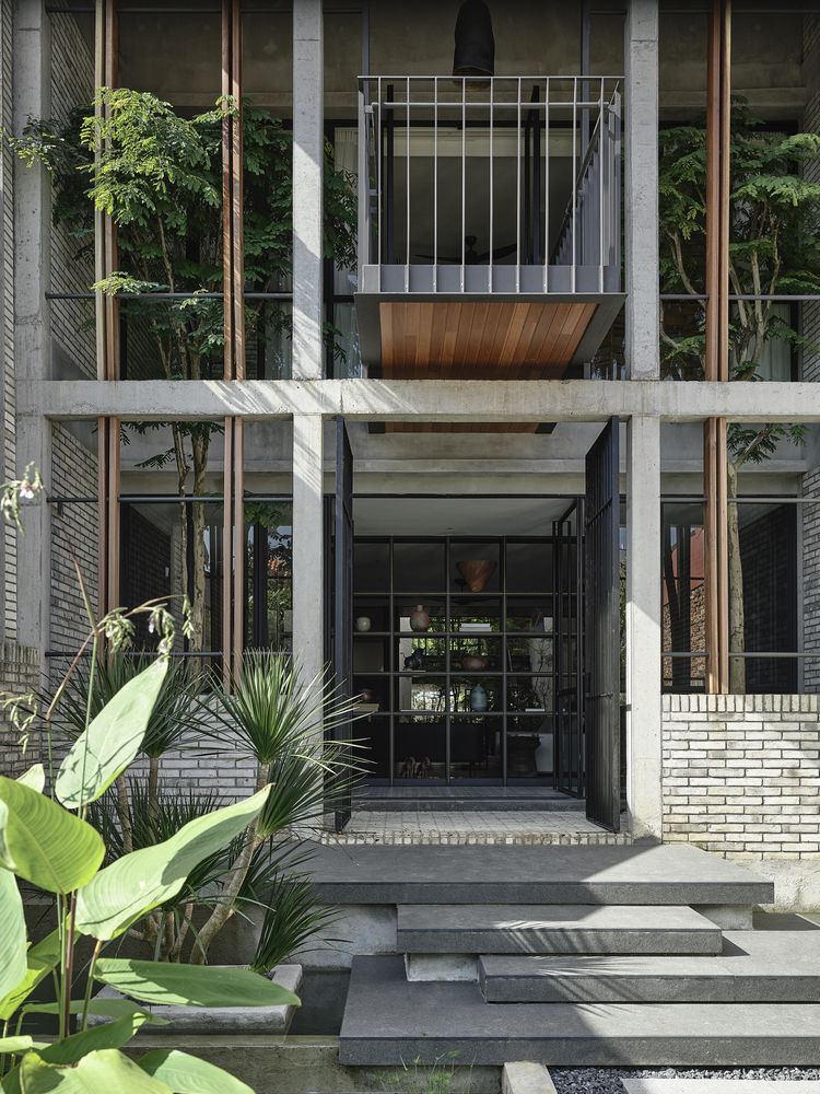 oku house is a layered sanctuary shaped by air, light, and privacy ...