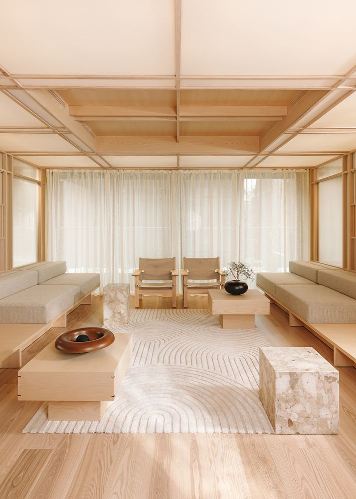 celebrating warm minimalist office design with japandi aesthetics ...