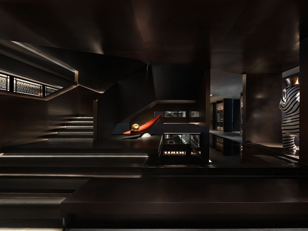 xi rui restaurant - the art of lines by ldh design | the design story