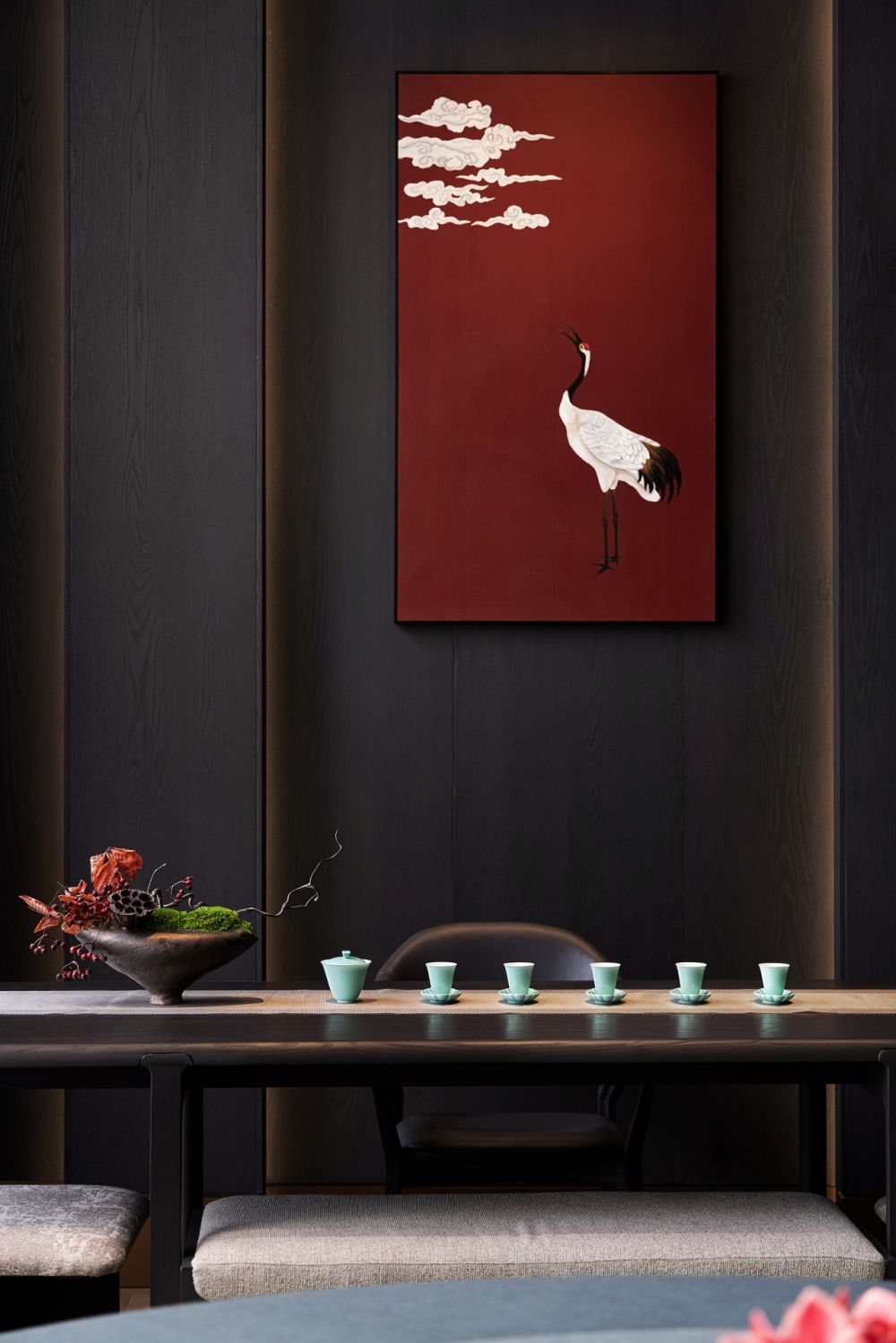 xi rui restaurant - the art of lines by ldh design | the design story