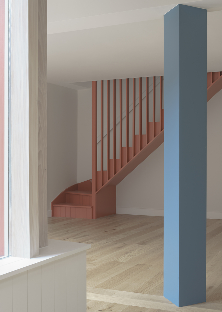 pirouette house invokes a smooth transition between the old and new ...