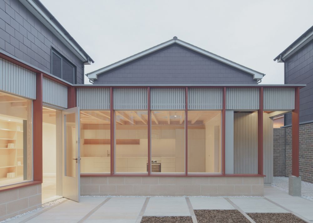 pirouette house invokes a smooth transition between the old and new ...