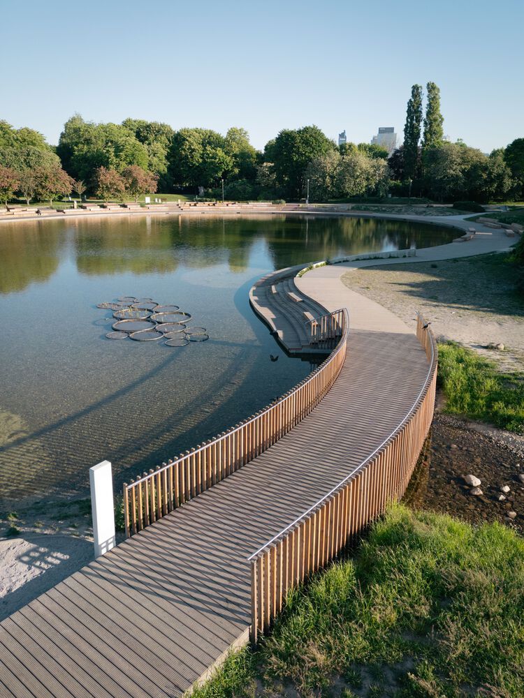pole mokotowskie park's modernization unites urban life with nature ...