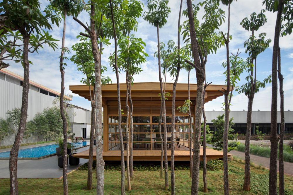 the first all-wood farm-to-table cafe built in under two weeks ...