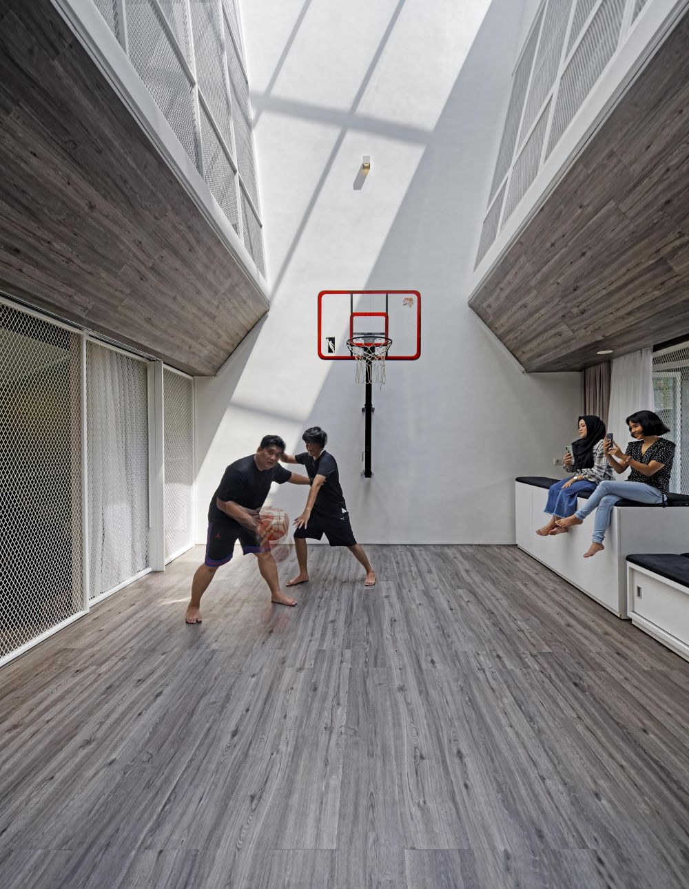 the ring house is a modern abode for a basketball player: project by ...