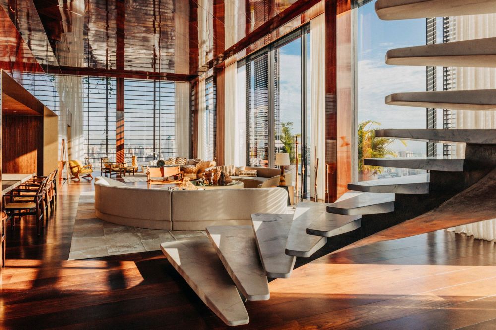 news: inside jean nouvel and philippe starck's biophilic penthouse in ...