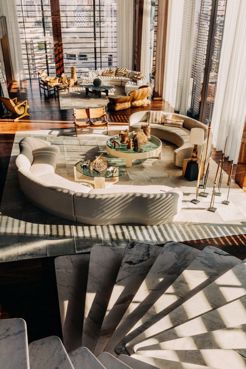 news: inside jean nouvel and philippe starck's biophilic penthouse in ...