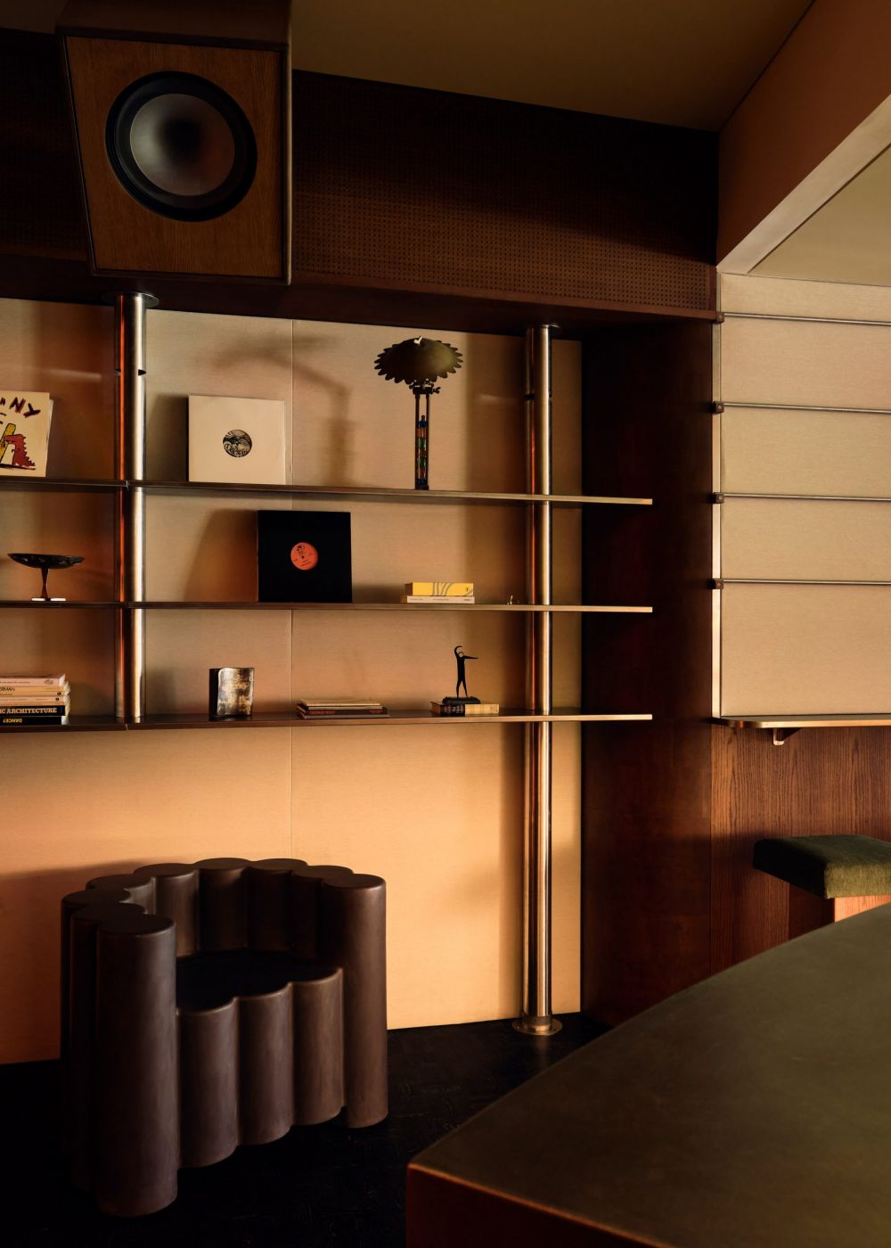 space talk bar in london celebrates the beauty of sound with sleek and ...