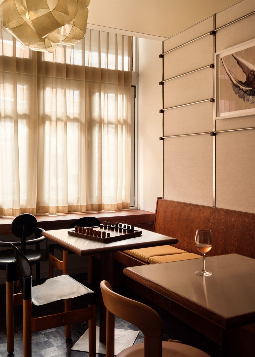 space talk bar in london celebrates the beauty of sound with sleek and ...