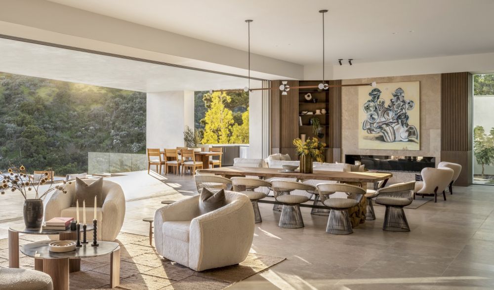 floating geometry and panoramic elegance envelop los angeles's ...