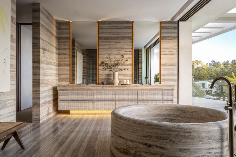 floating geometry and panoramic elegance envelop los angeles's ...