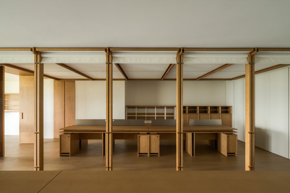 news: original concept studio office highlights wood for enhanced ...