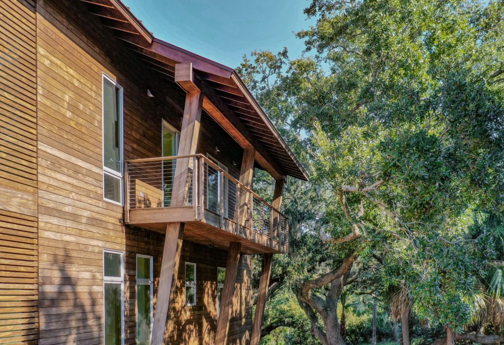 victoria bay house celebrates organic design in wood: project by ...